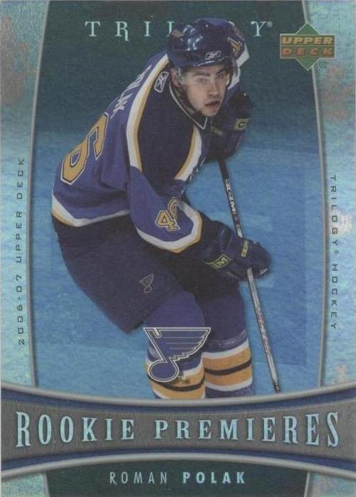 2006-07 Upper Deck Trilogy - Rookie Premieres Roman Polak #153 /999 (RC ...