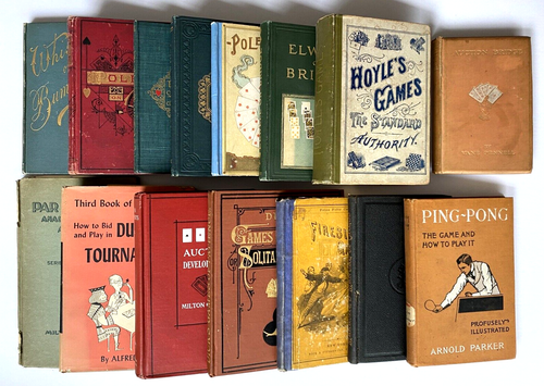 1800's 15 Antique Parlor Game Books | eBay