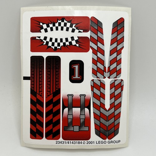 new LEGO Technic 8242 Slammer Turbo Race Car STICKER SHEET stickers ...