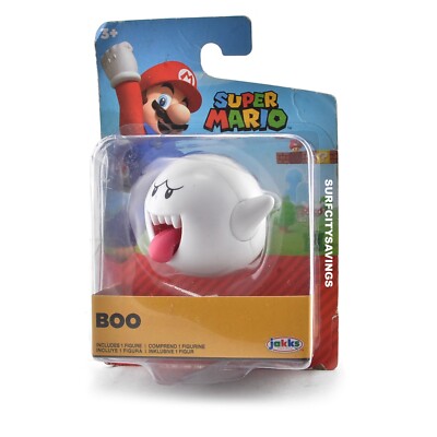 NEW Jakks Pacific 86735 World of Nintendo 2.5" Super Mario BOO Ghost ...