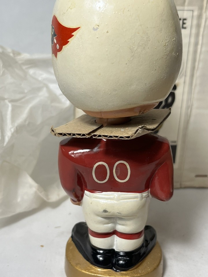 Vtg St. Louis Cardinals bobble head original box 60s Nos | eBay