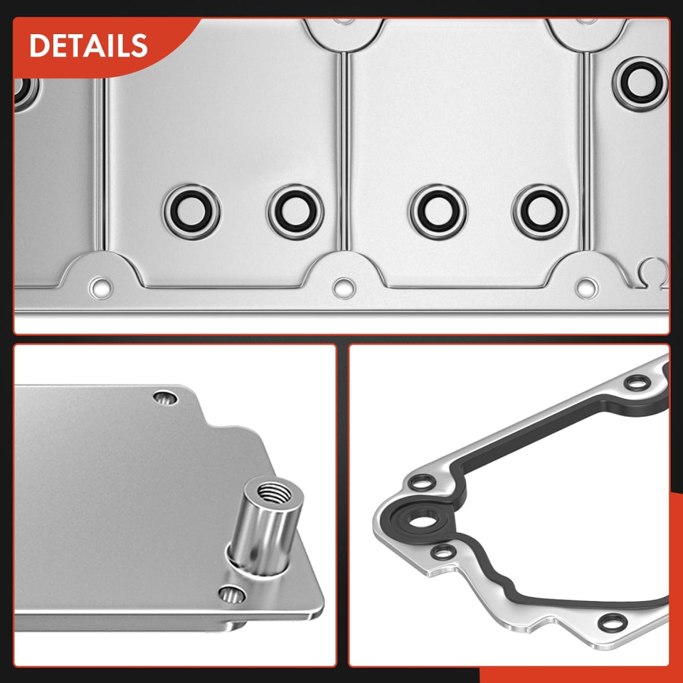 NON AFM LS Gen 4 (IV) Valley Cover Plate Kit for 07-13 Chevy GMC LS2 ...