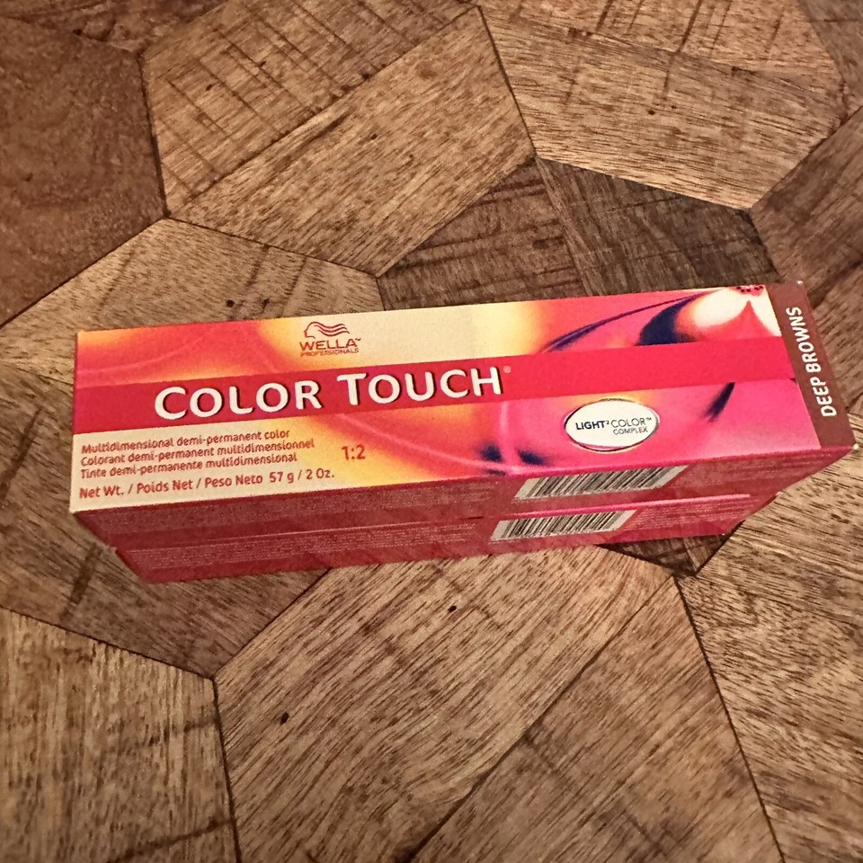 Wella Color Touch 5/73 Light Brown/Brown Gold, 2 oz pack of two! | eBay