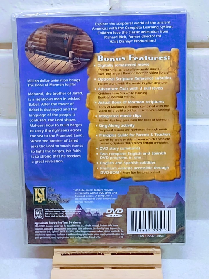 THE BROTHER OF JARED ANIMATED STORIES FROM THE BOOK OF MORMON - DVD | eBay