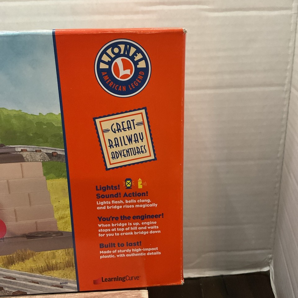 Lionel Adventure Drawbridge Track 1999 Learning Curve Lights! Sound ...