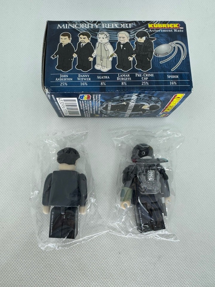 Minority Report Movie Danny Witwer & Pre-Cop Medicom Kubrick Figures X ...