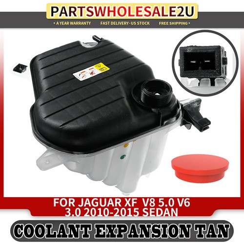 Radiator Coolant Reservoir Expansion Tank with Sensor for Jaguar XF ...