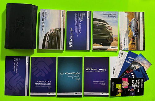 2024 Subaru CROSSTREK Factory Owners Manual Set w/ NAV & Case *OEM* | eBay