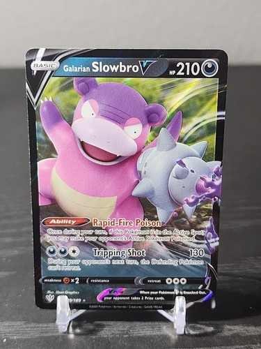 Pokemon TCG Galarian Slowbro V - 099/189 - Darkness Ablaze - NM - Holo ...