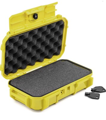 Seahorse 56 Micro Waterproof Dry Box Utility Case With Foam, Yellow | eBay