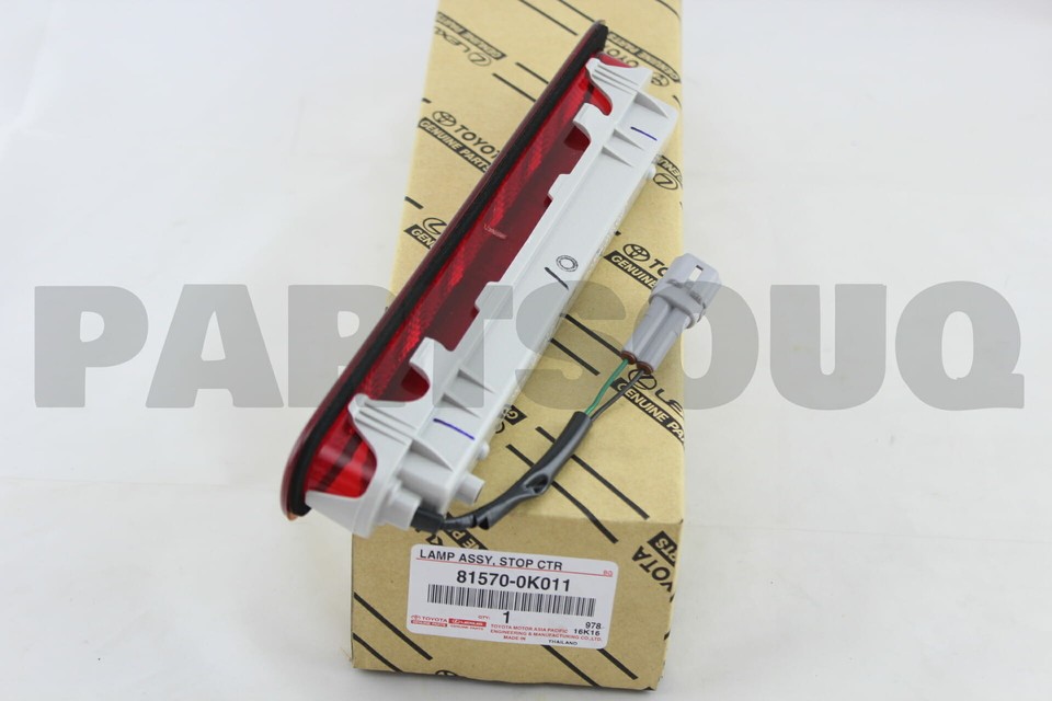 815700K011 Genuine Toyota LAMP ASSY, CENTER STOP 81570-0K011 | eBay
