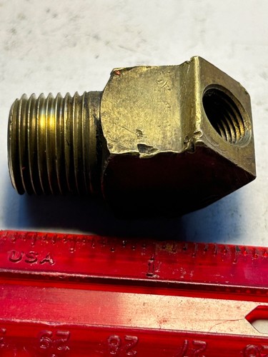 Brass Oil Line Sending Unit Adapter Lot 2 | eBay