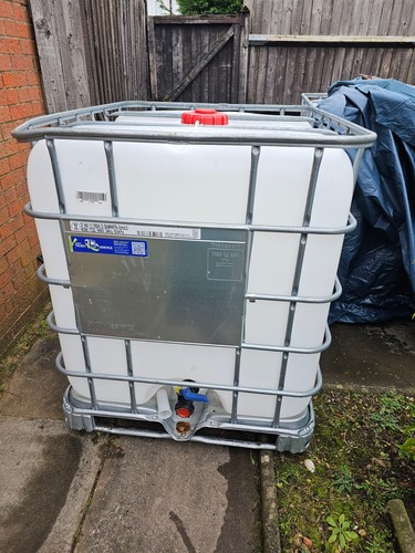 IBC Cut Off Tank 1000 Litre IBC Plastic Bottle Container Cage | eBay UK