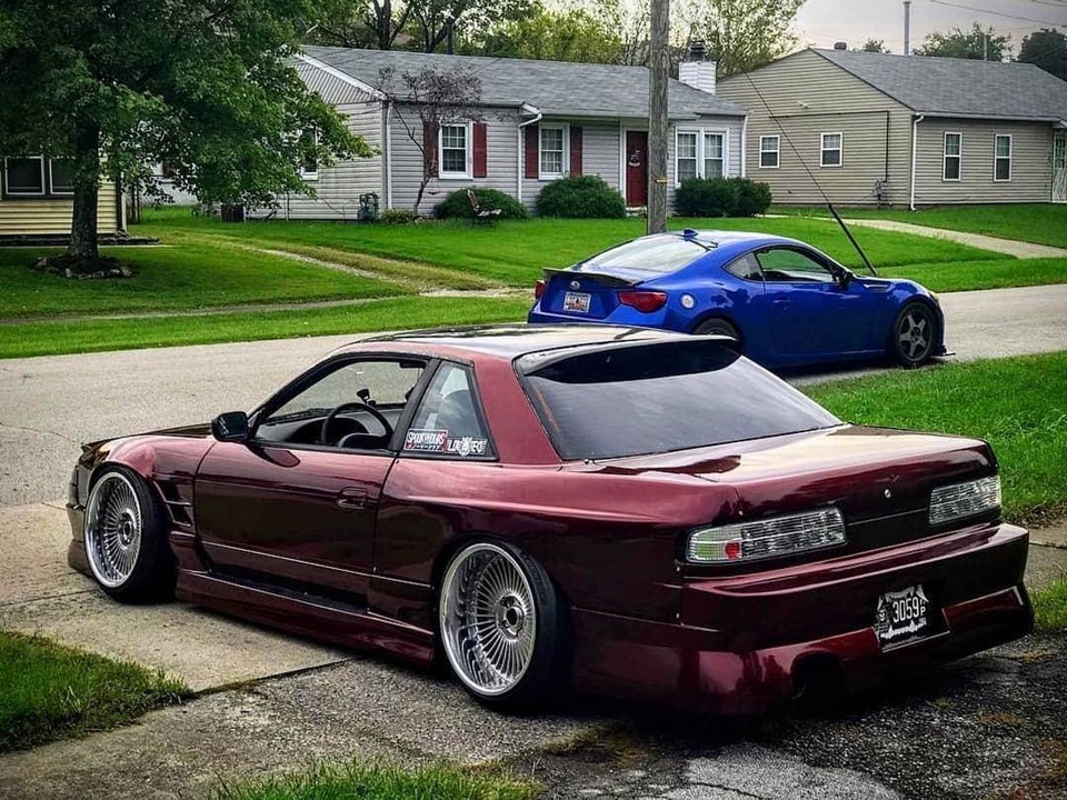 KBD Body Kits Bsport Polyurethane Full Body Kit Fits Nissan 240SX S13 ...