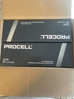 PROCELL CR2016 Coin Cell Lithium Battery 20 PACK | eBay
