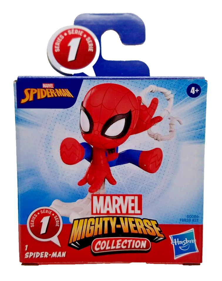 Spiderman Marvel Mighty Verse Collection Figures Series 1 Set Gwen ...