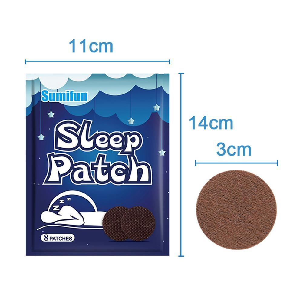 8pcs Natural Sleepy Patches Promote Sleep Aid Medical Sleeping Stickers ...