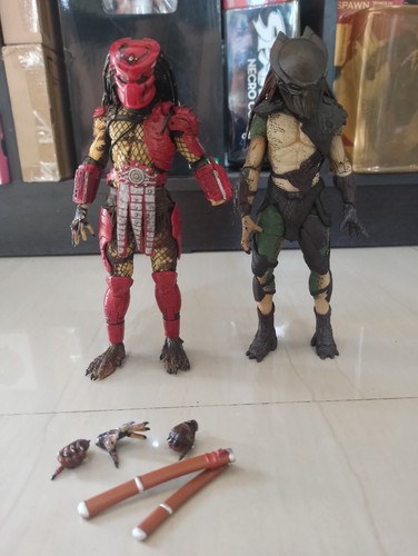 Neca Big Red Predator + Falconer Predator Action Figure Lot of 2 | eBay