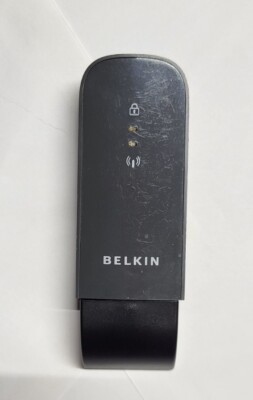 Belkin F7D4101 Play Wireless High-Performance Dual-Band LED USB Adapter ...