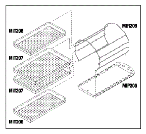 Midmark Ritter M9 Autoclave Tray Rack Kit Mik204 for sale online | eBay