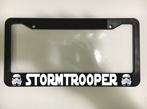Storm Trooper Star Wars Darth Vader Imperialist Car License Plate Frame ...