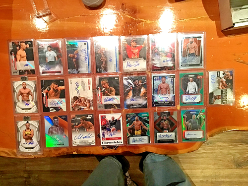 ufc 22 autograph card lot Topps Panini rookies and #'d auto's | eBay