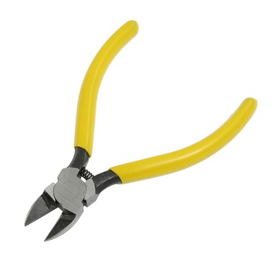 Yellow Grip Diagonal Pliers Cutter Micro Nippers 5" for Beading Jewelry ...