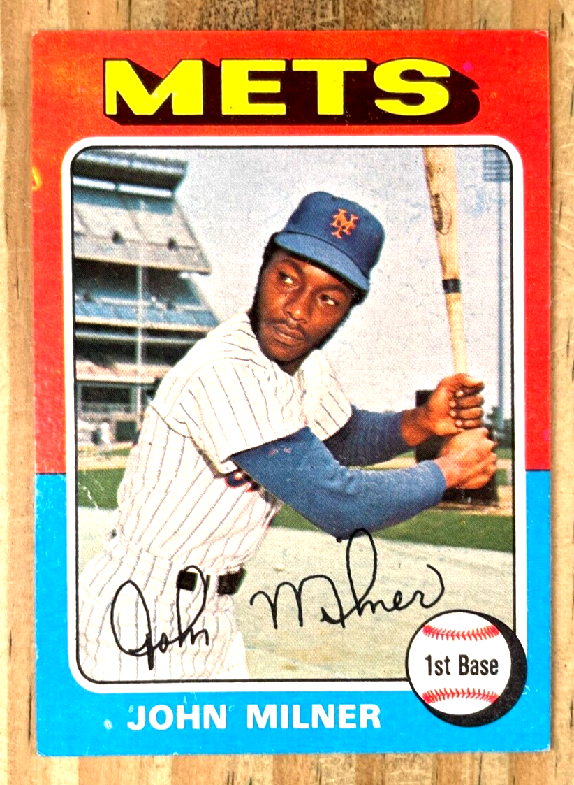 1975 TOPPS JOHN MILNER CARD#264 NEW YORK METS PITTSBURGH PIRATES ...