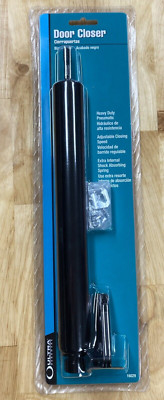 ULTRA HARDWARE Heavy Duty Door Closer, Black With Brackets | eBay