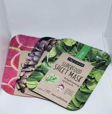 Freeman Superfood Natural Facial Face Sheet Mask( Lot ) Artichoke ...