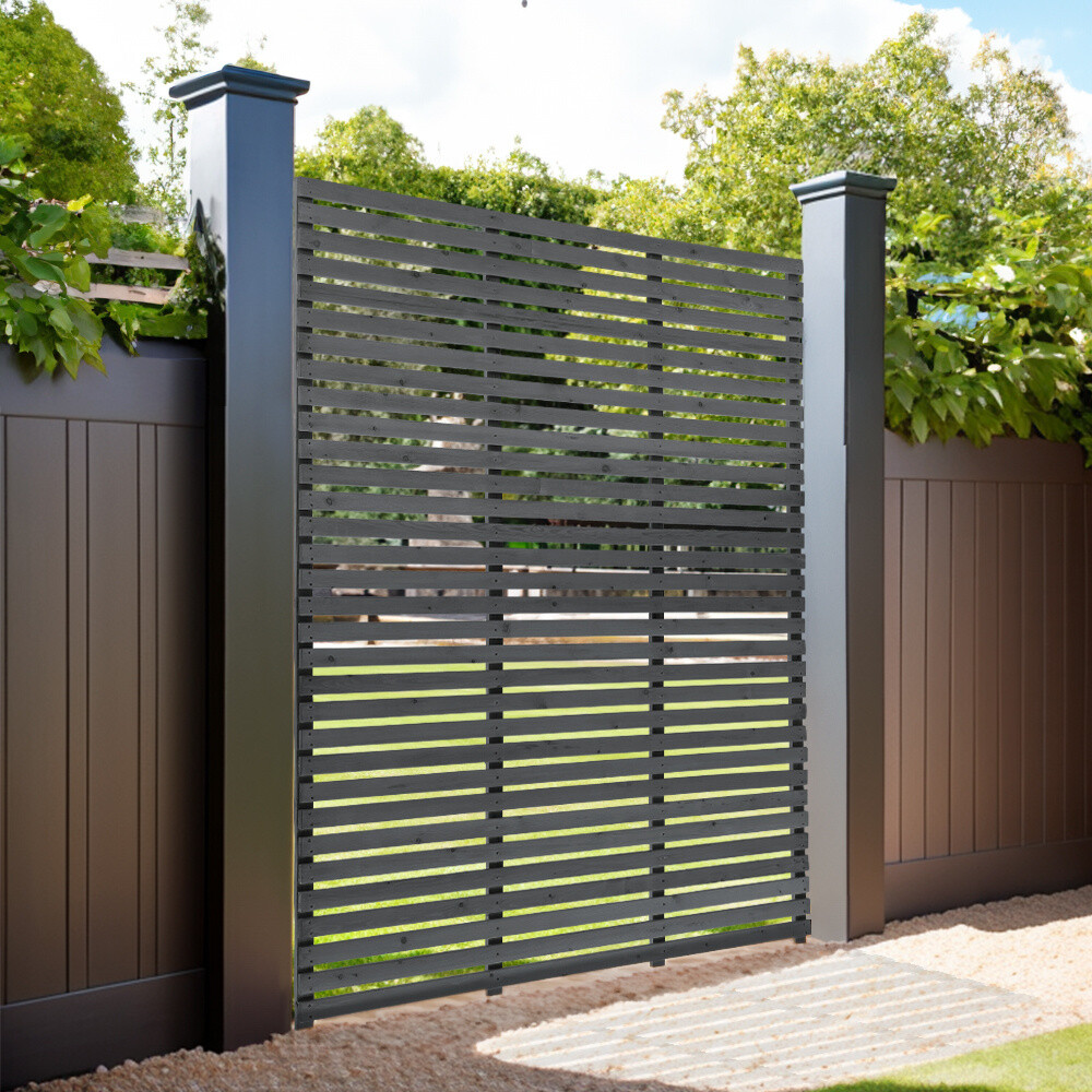 Aluminum Fence Gate With Wood