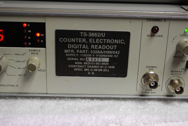 HP 5328A Universal Digital Counter With Options 021 041 for sale online ...