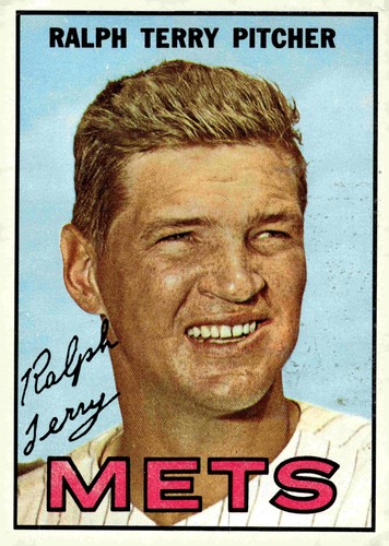 1967 Topps Ralph Terry #59 - New York Mets | eBay