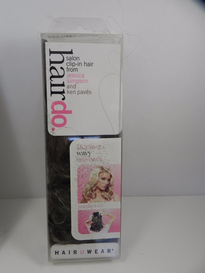 HairDo JESSICA SIMPSON Salon Clip-In Hair Extension 10" Straight ...
