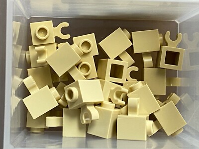 LEGO Parts - Tan Brick 1 x 1 w Clip - No 30241b - QTY 25 | eBay