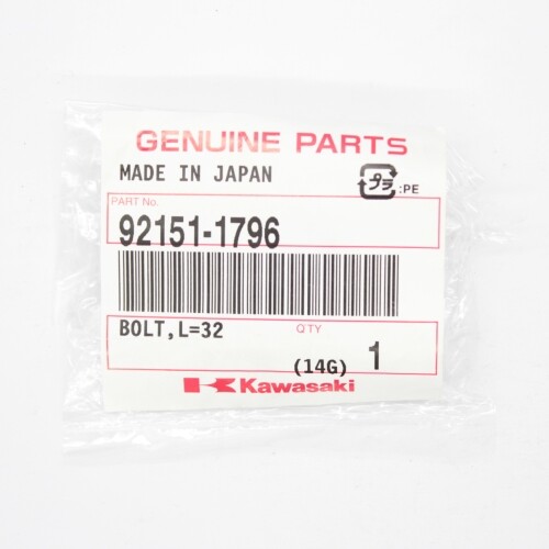 Kawasaki Bolt Part Number - 92151-1796 | eBay