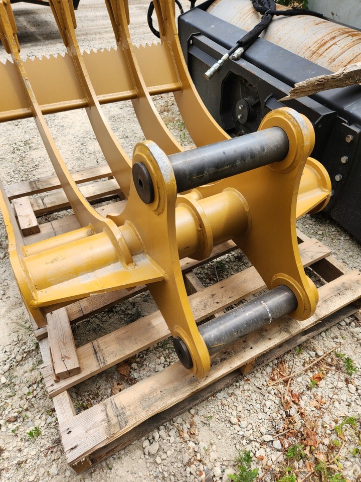 New CAT 320 321 322 323 80mm Excavator Root Rake Site Cleanup Debris ...