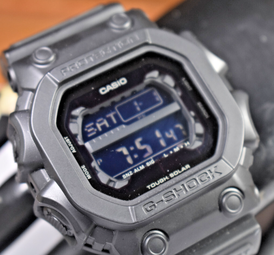 Casio GX56BB-1 (3221) G-Shock Tough Solar Black King of Shock Men's ...