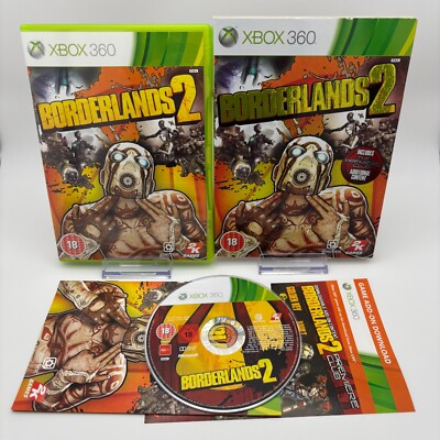 Borderlands 2 (PAL Xbox 360, 2012) *NEAR MINT* Complete *Disc Perfect ...