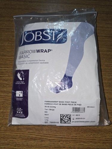 Jobst FarrowWrap Strong Foot Piece 30-40 mmHg Compression Device Wrap ...