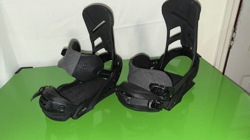 Used Burton Mission Black Snowboard Bindings Men’s Large - Excellent ...