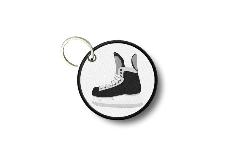 Holder Keys Key Keys Round Printed Double Face Skate Hockey | eBay