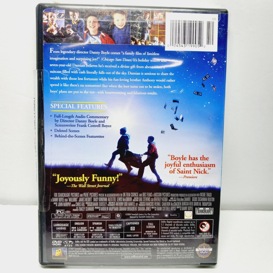 Millions (DVD) 20th Century Fox 2005 Kids Movie | eBay