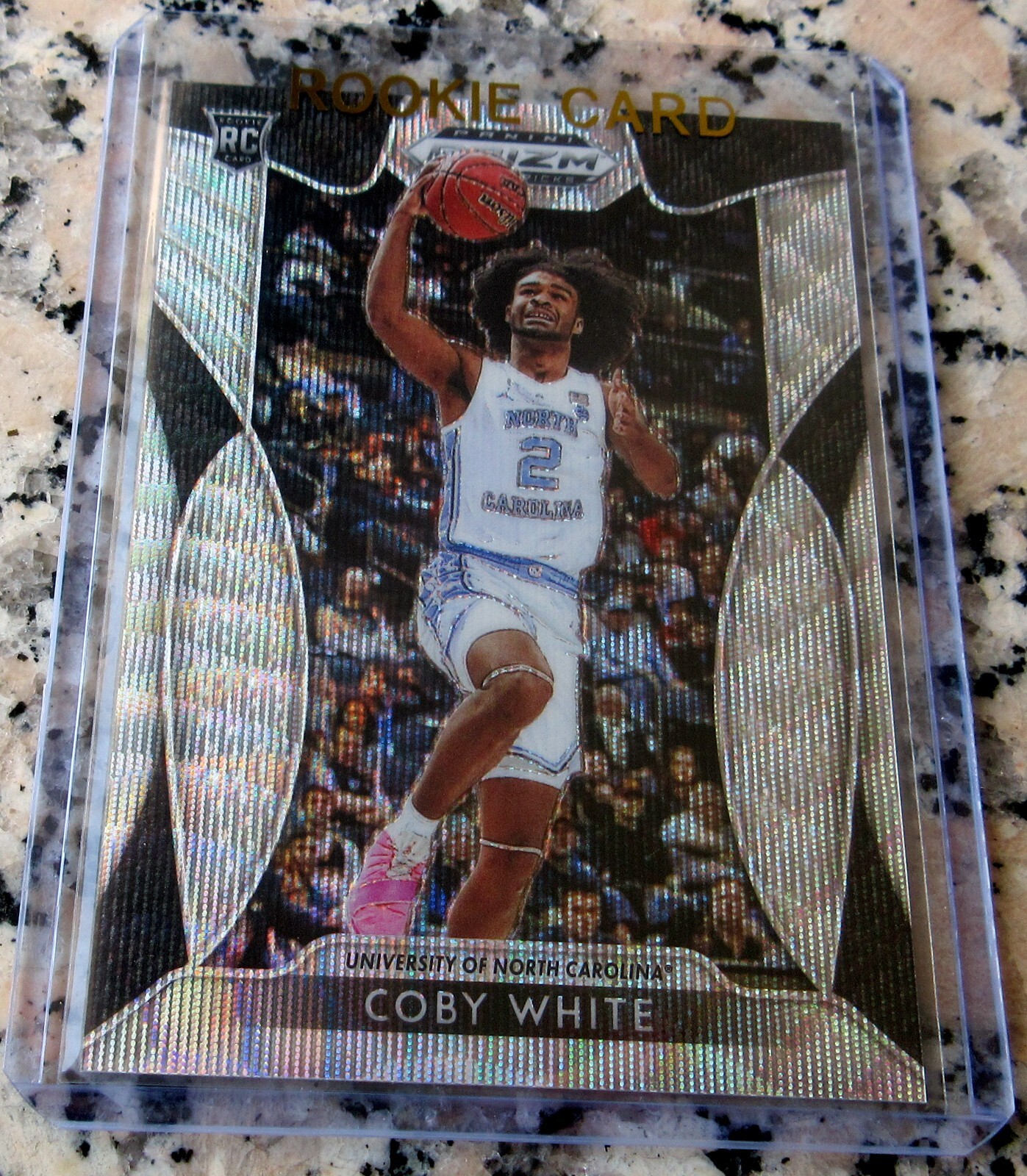 COBY WHITE 2019 Prizm Silver Wave #1 Draft Pick Rookie Card RC SP /299 ...