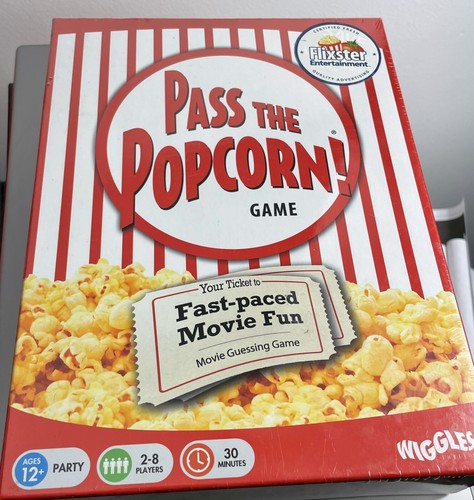 Pass The Popcorn Game Fast Pace Family Movie Trivia Game Brand New ...
