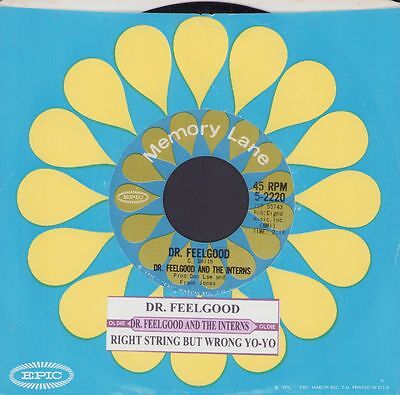 Dr. Feelgood And The Interns - Doctor Feel-Good Epic 2220 Vinyl 45 rpm ...
