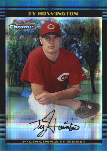 2002 Bowman Chrome X-Fractors Reds Baseball Card #221 Ty Howington/250 ...