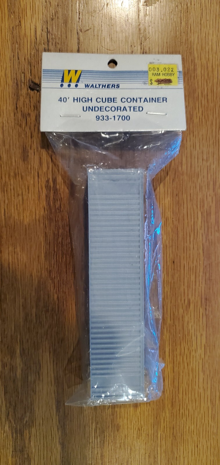 Walthers Ho Scale 40' Hi-Cube Container Undecorated 933-1700 w Free ...