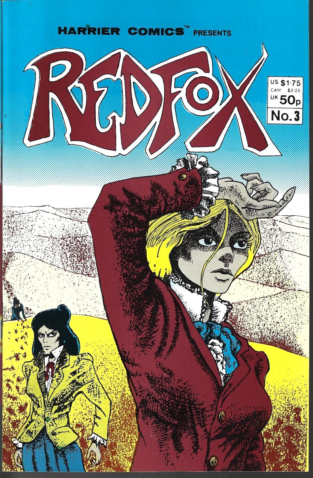 HARRIER COMICS PRESENTS RED FOX #3 (VF/NM) HIGH GRADE COPPER AGE COMIC ...