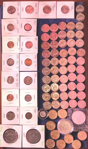 U,S,Cherry picker Coin Collection Mixed Lot Key Dates 83 Coins With ...